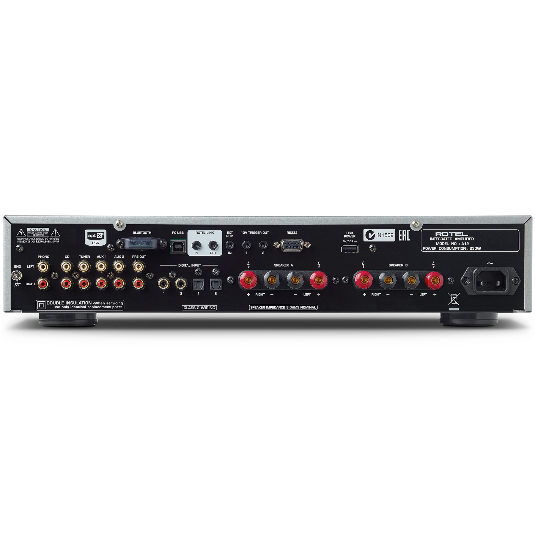 Rotel A12 Silver